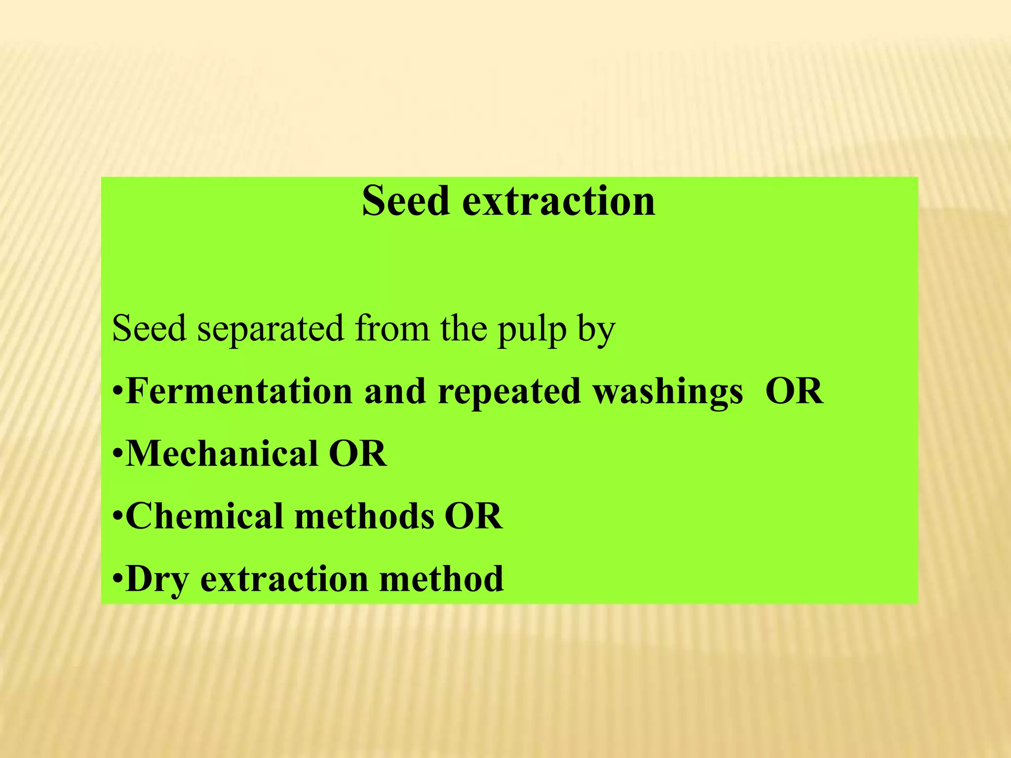 Cucumber seed production | PPTX