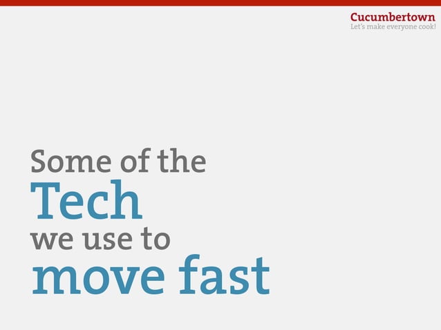 Cucumbertown flash-tech-talk | PDF