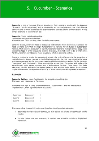 Cucumber tutorial | PDF