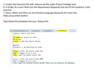 Cucumber with appium | PPTX