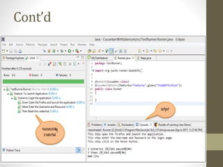 Cucumber With Selenium | PPTX