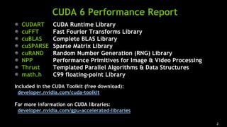 Cuda 6 performance_report | PPT