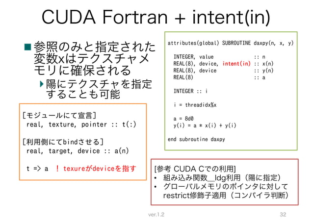 CUDAのアセンブリ言語基礎のまとめ PTXとSASSの概説 | PDF