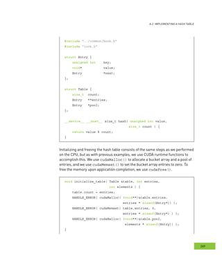 CUDA by Example : Advanced Atomics : Notes | PDF
