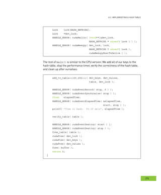CUDA by Example : Advanced Atomics : Notes | PDF