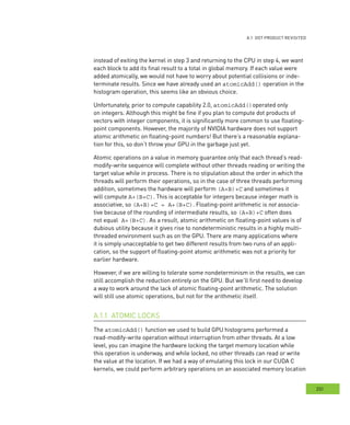 CUDA by Example : Advanced Atomics : Notes | PDF