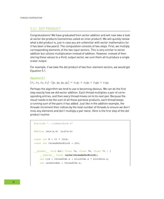 CUDA by Example : Thread Cooperation : Notes | PDF