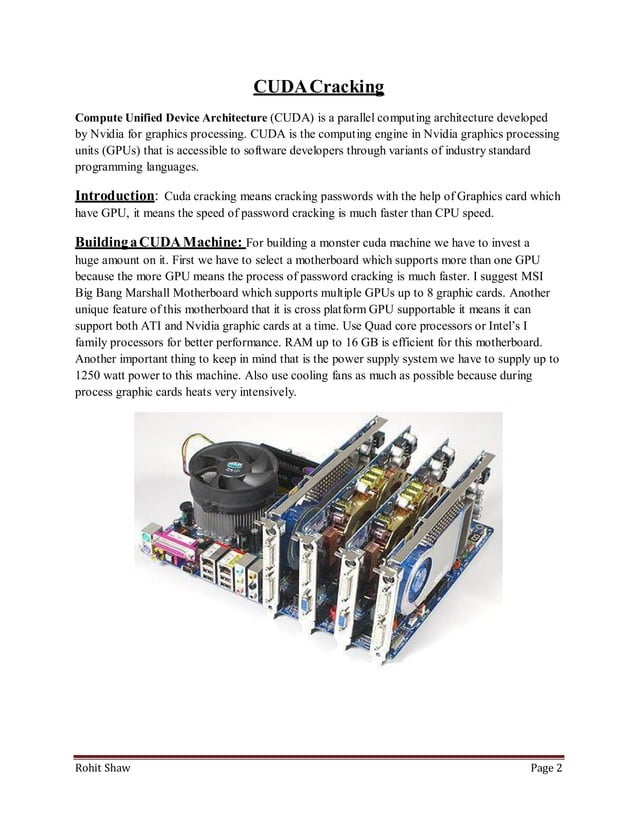 Cuda cracking | PDF
