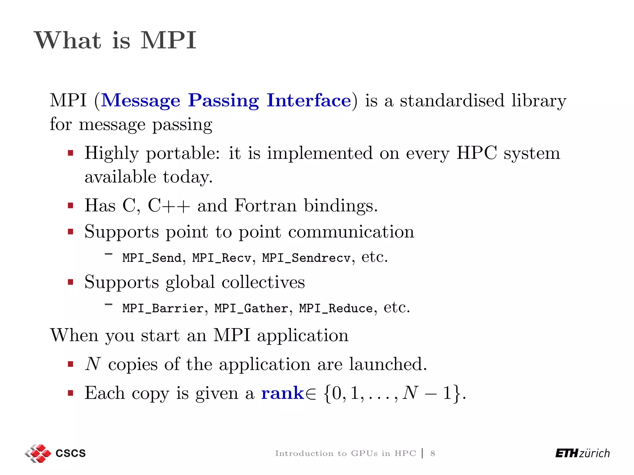 Introduction to GPUs in HPC | PDF