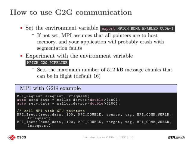 Introduction to GPUs in HPC | PDF