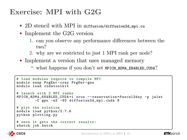 Introduction to GPUs in HPC | PDF