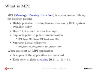 Introduction to GPUs in HPC | PDF
