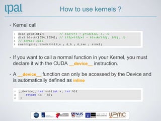 C for Cuda - Small Introduction to GPU computing | PPTX