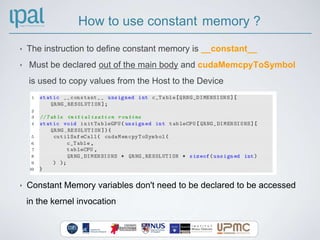 C for Cuda - Small Introduction to GPU computing | PPTX