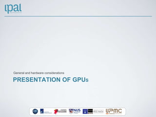 C for Cuda - Small Introduction to GPU computing | PPTX