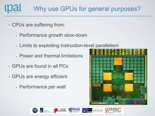C for Cuda - Small Introduction to GPU computing | PPTX