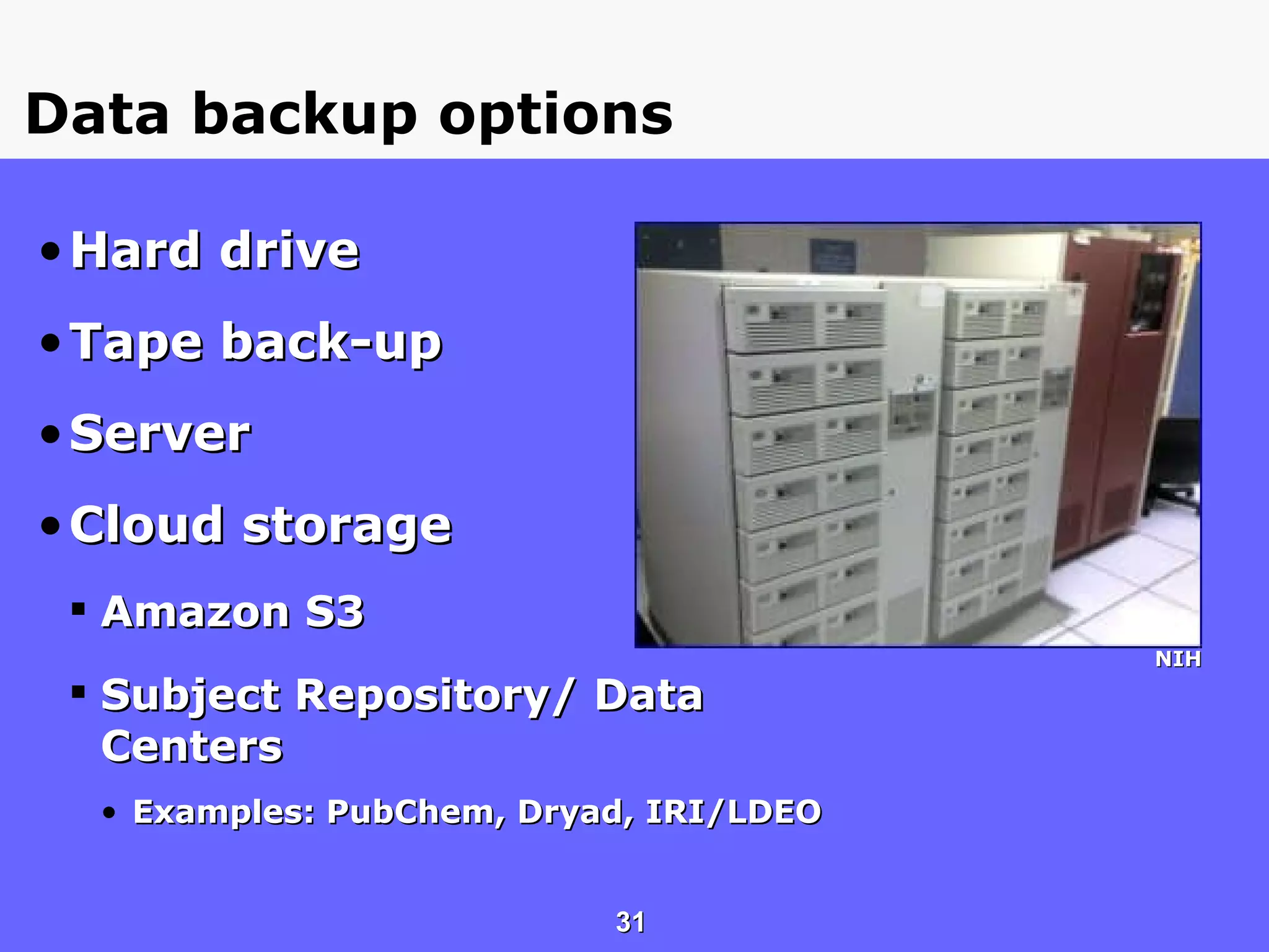 Introduction to Data Management and Sharing | PPT