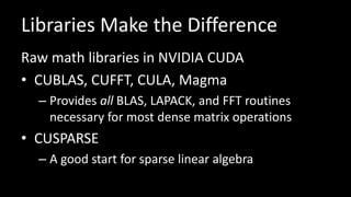 CUDA vs OpenCL | PPT