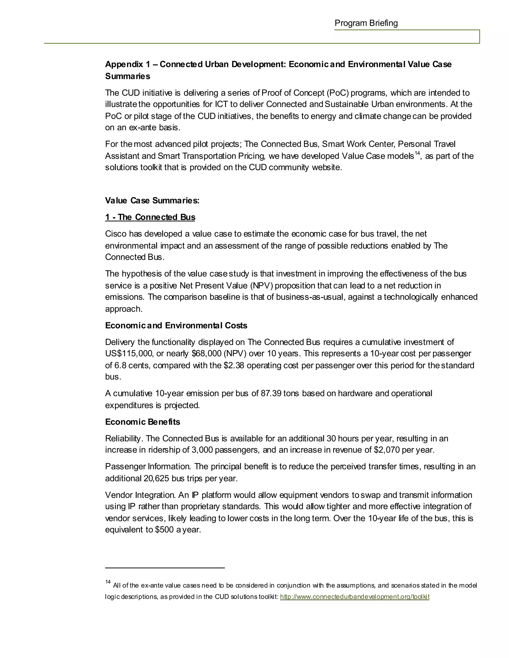 Cud Program Overview 2010 | PDF