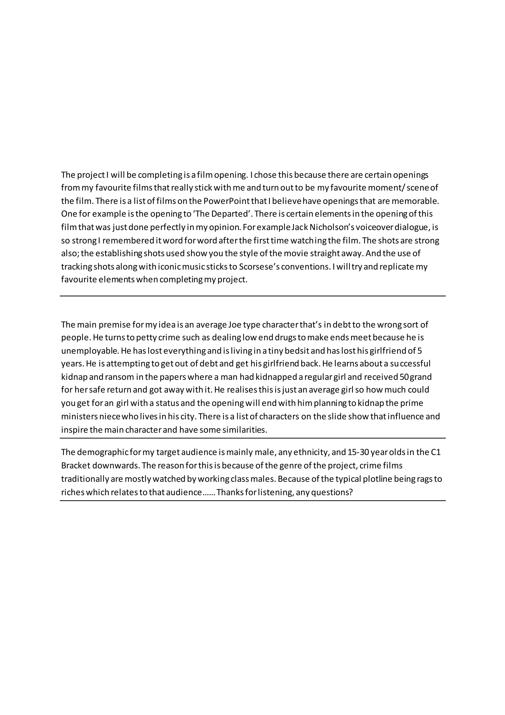 Cue cards script | PDF