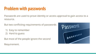 Cued Click Point Authentication | PPTX | Internet | Computing