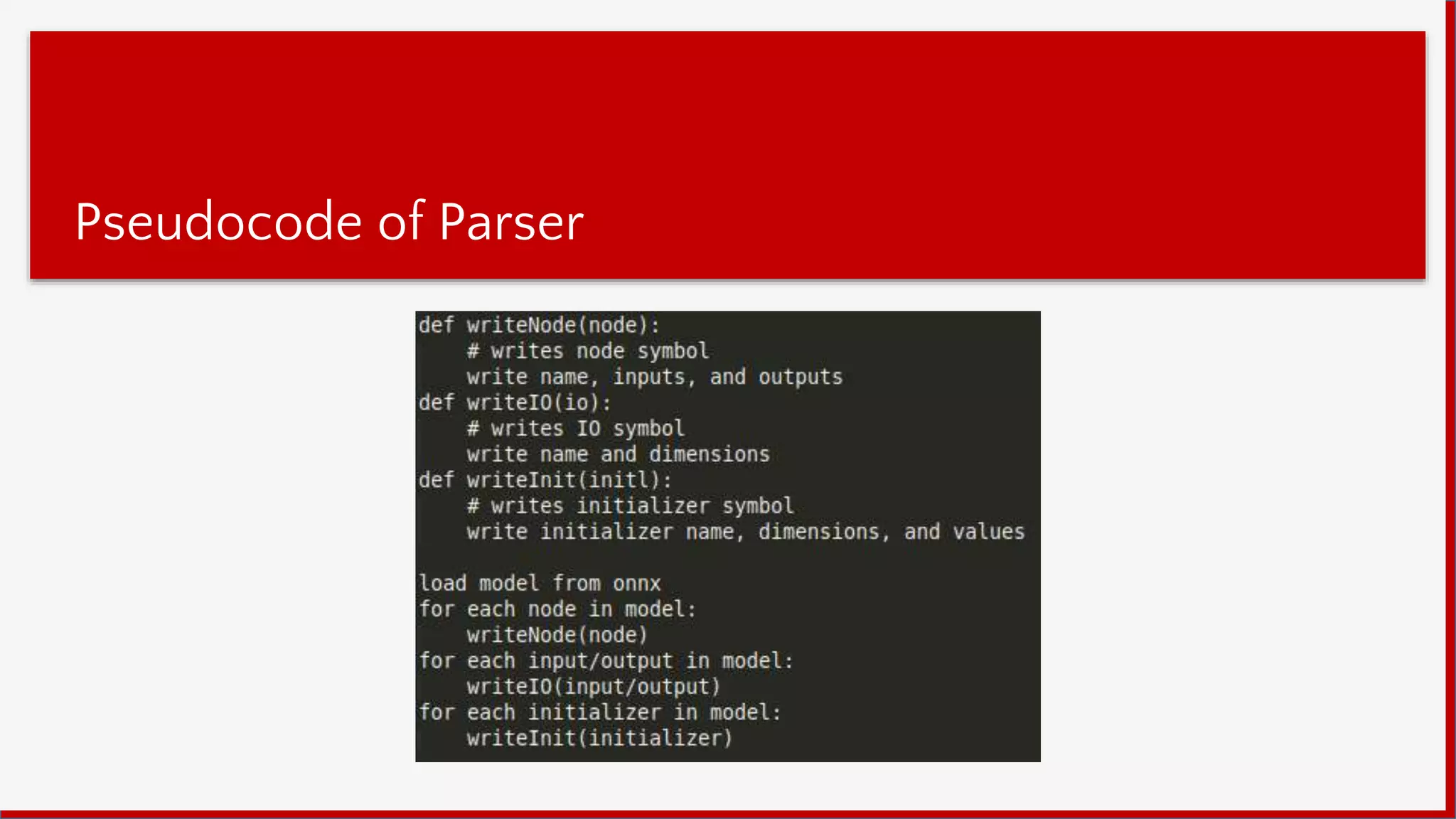 Onnx to Symbol Table Project | PPT