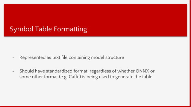 Onnx to Symbol Table Project | PPT