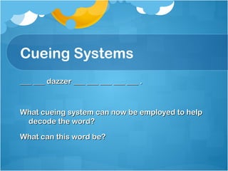 Cueing system | PPT