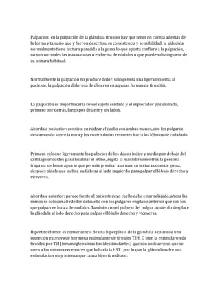 semiologia del cuello | DOCX