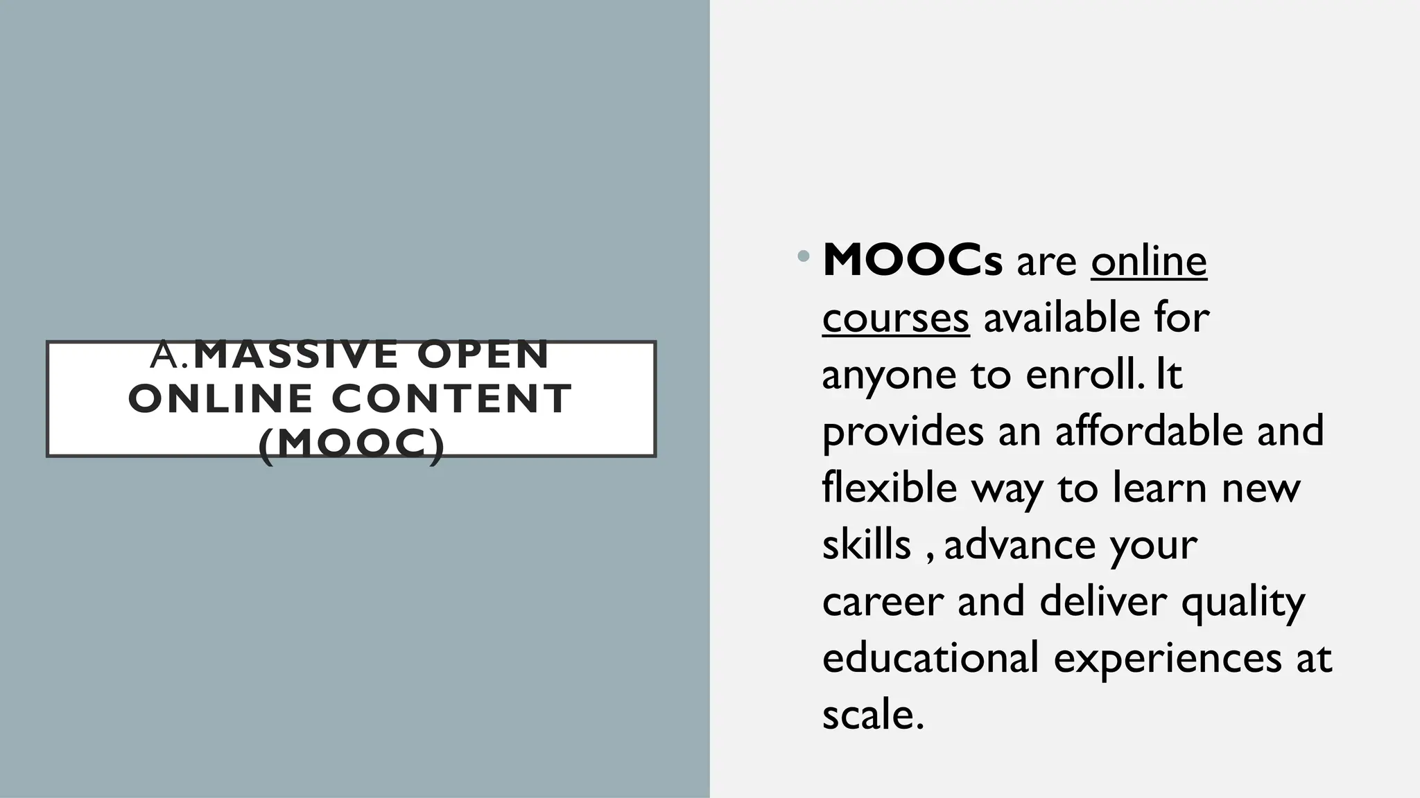 MOOC'S Presentation-technology MIL. pptx | PPTX