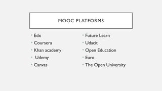 MOOC'S Presentation-technology MIL. pptx | PPTX