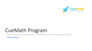 Cuemath Program | PDF