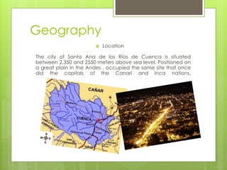 Cuenca ecuador(en INGLES) History | PPTX
