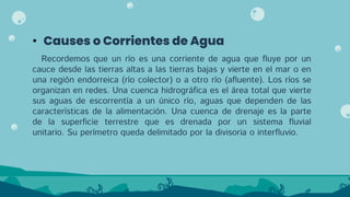 CUENCAS HIDROGRAFICAS CARACTERIZACION GEOMORFOLOGIAS DE LA CUENTA | PPTX