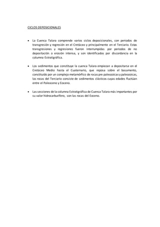 Cuenca talara | DOCX