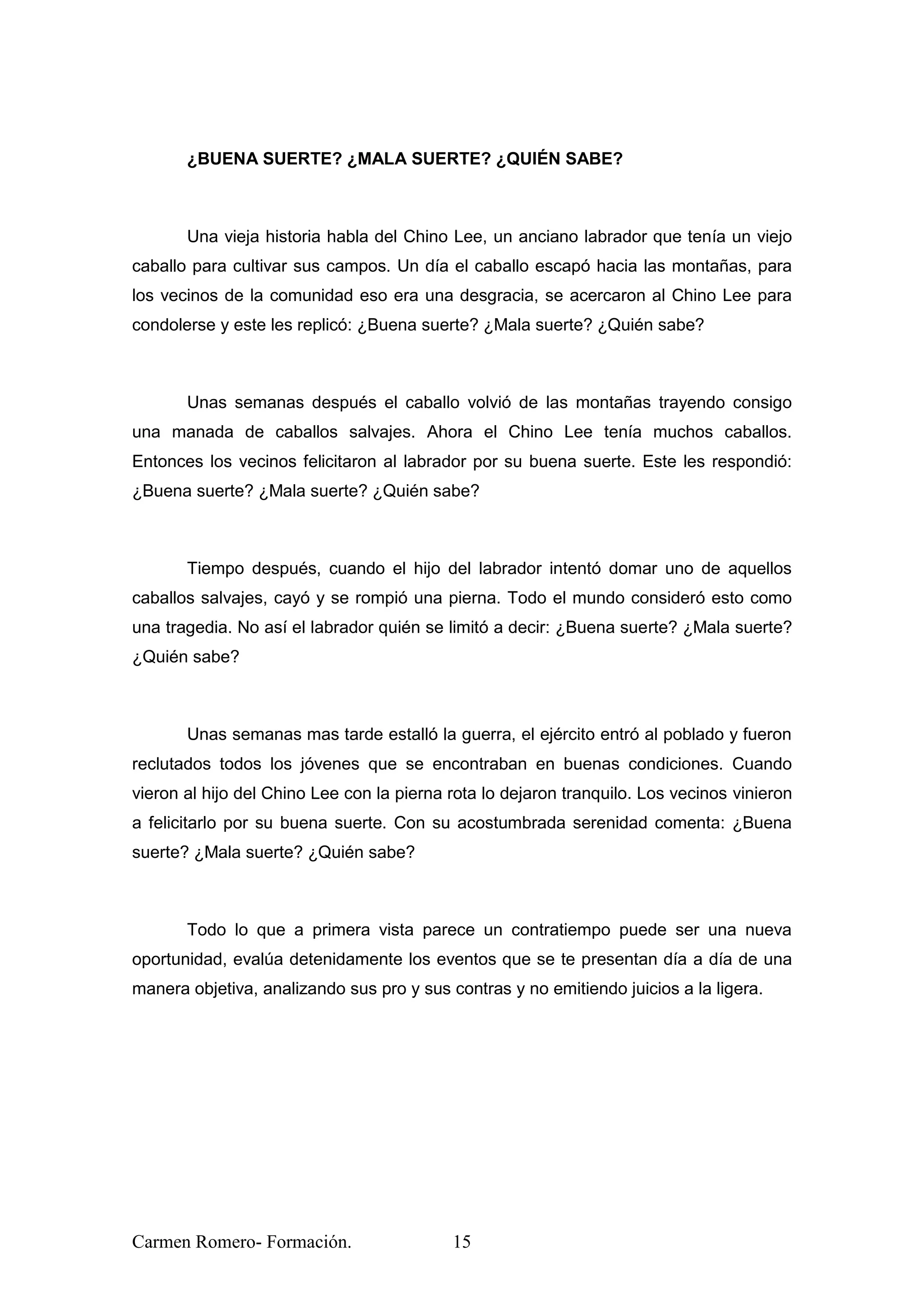 LECTURAS DE REFLEXIÓN Y MAS...... | PDF