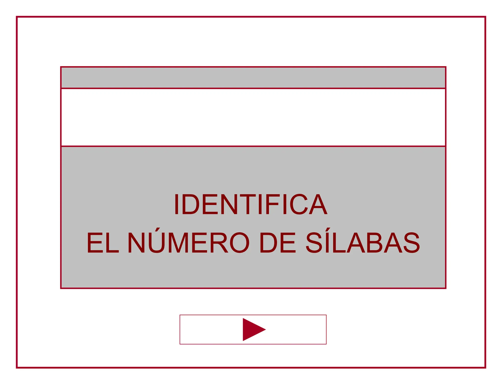 conciencia fonológica de palabras con tres silabas | PPT