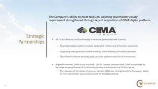 Cuentas Investor Presentation May 2020 | PPT