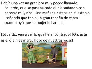 Cuento "La gallina de los huevos de oro" | PPTX