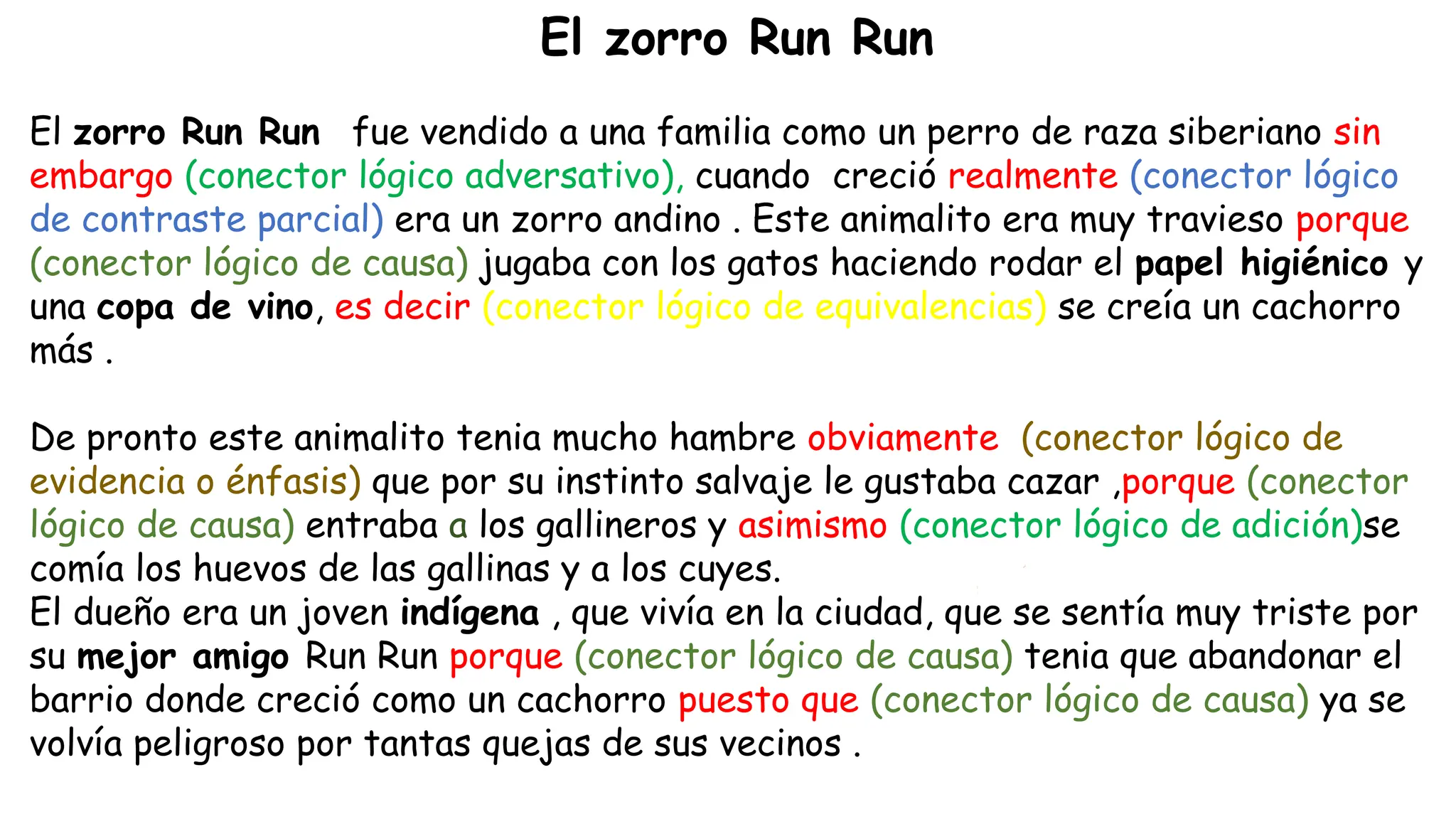 cuento. estructura, conectores para escribirpptx | PPTX