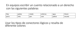 cuento. estructura, conectores para escribirpptx | PPTX
