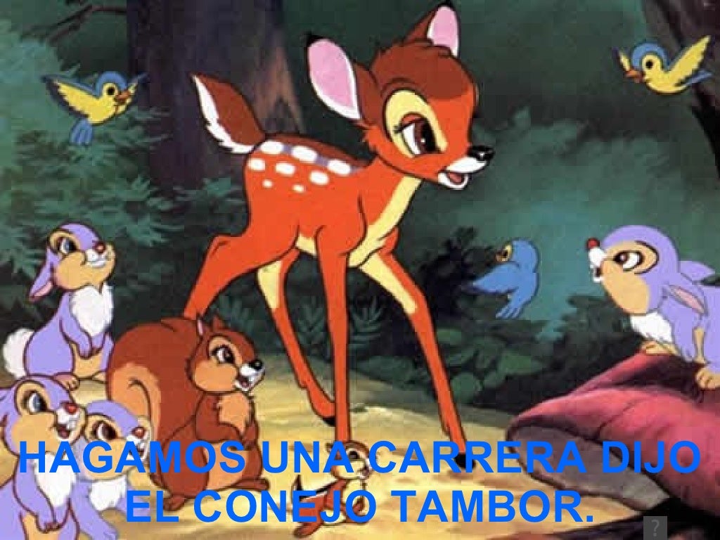 Cuento Bambi De 1°B