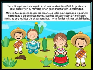 CUENTO DE LA INDEPENDENCIA DE MEXICO DE FORMA BREVE | PPTX