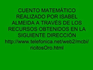 Cuento matemático-de-ricitos-de-oro-y-los-3-osos | PPT