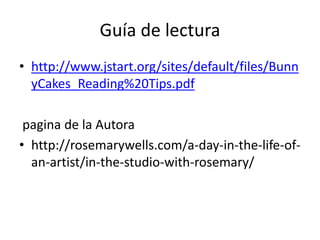 Cuento bunny cakes read for the record | PPTX