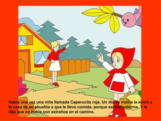 Dibujo De Caperucita Roja Habia Una Vez