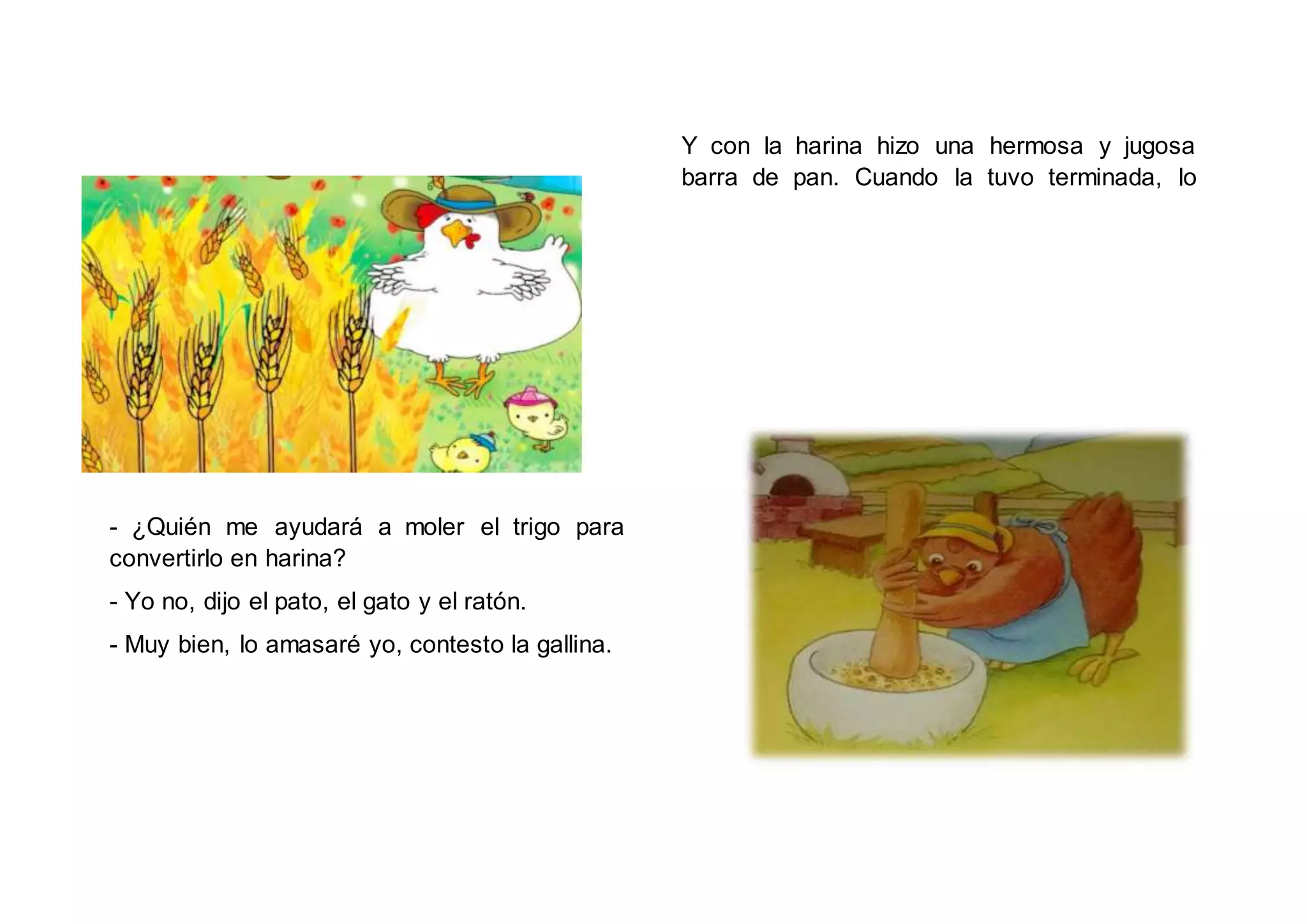 La gallina y sus tres amigos | PPT