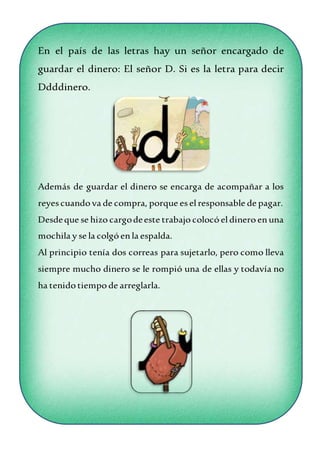 Cuento de la letra d | DOCX