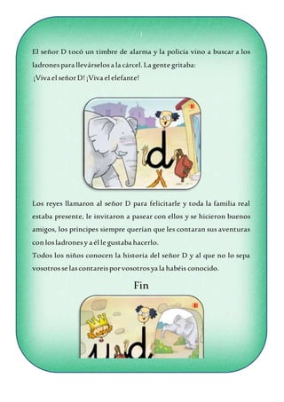 Cuento de la letra d | DOCX