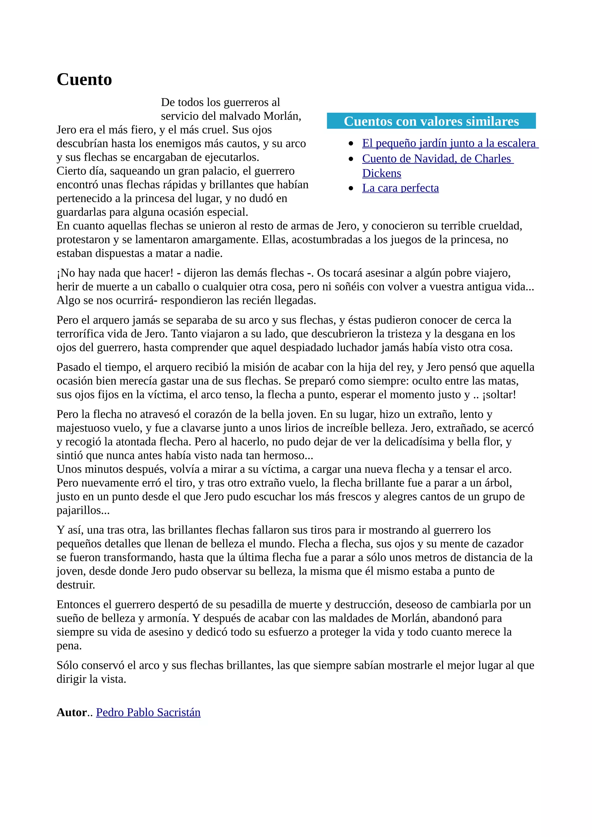Cuento del guerrero | DOC